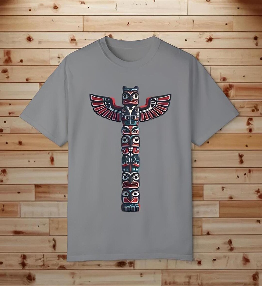 First Nations Totem Pole T-shirt Haida Tlingit Salish Pacific Northwest ...