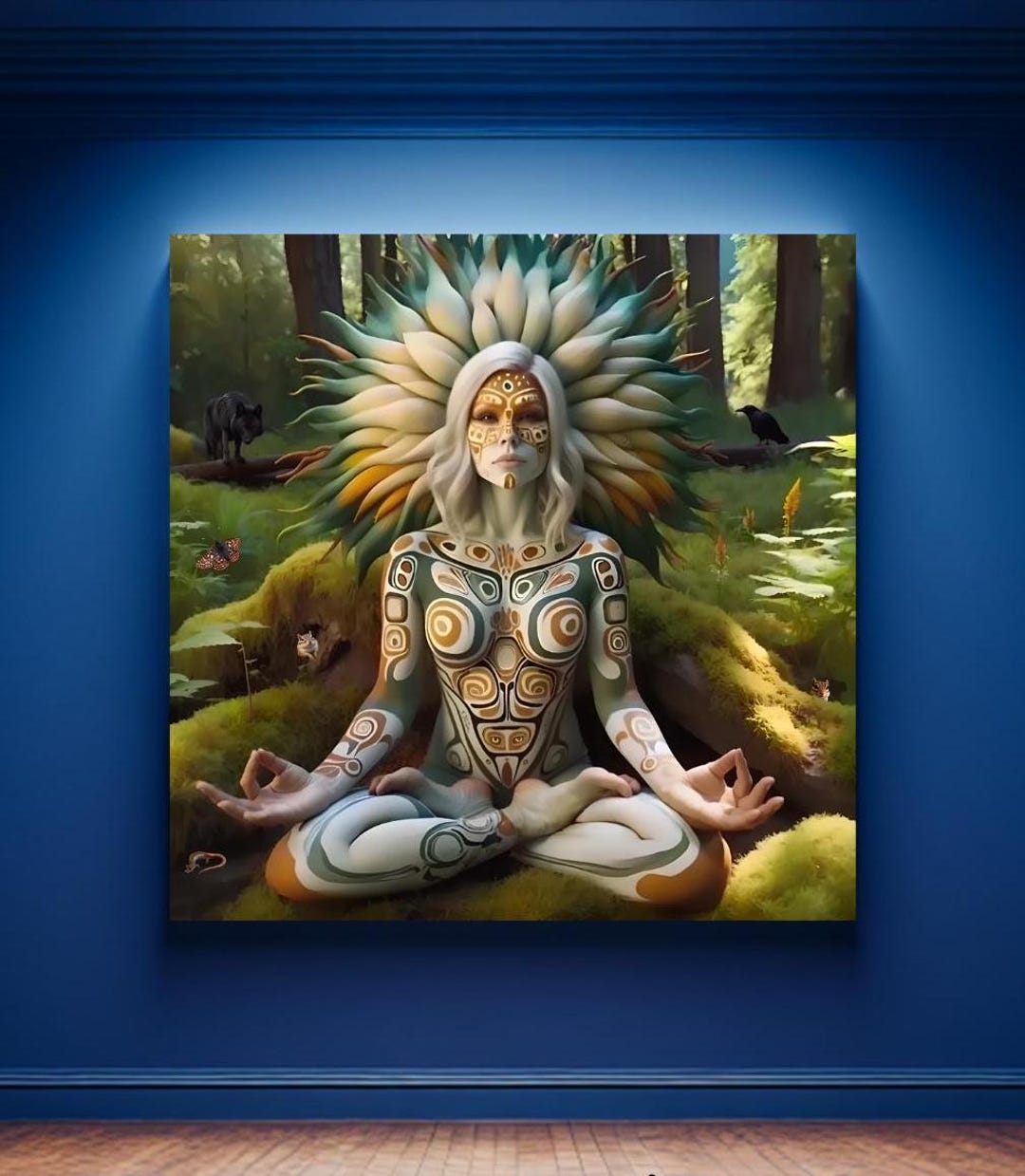 First Nations Gaia Wall Art Haida Salish Tlingit Pacific Northwest ...