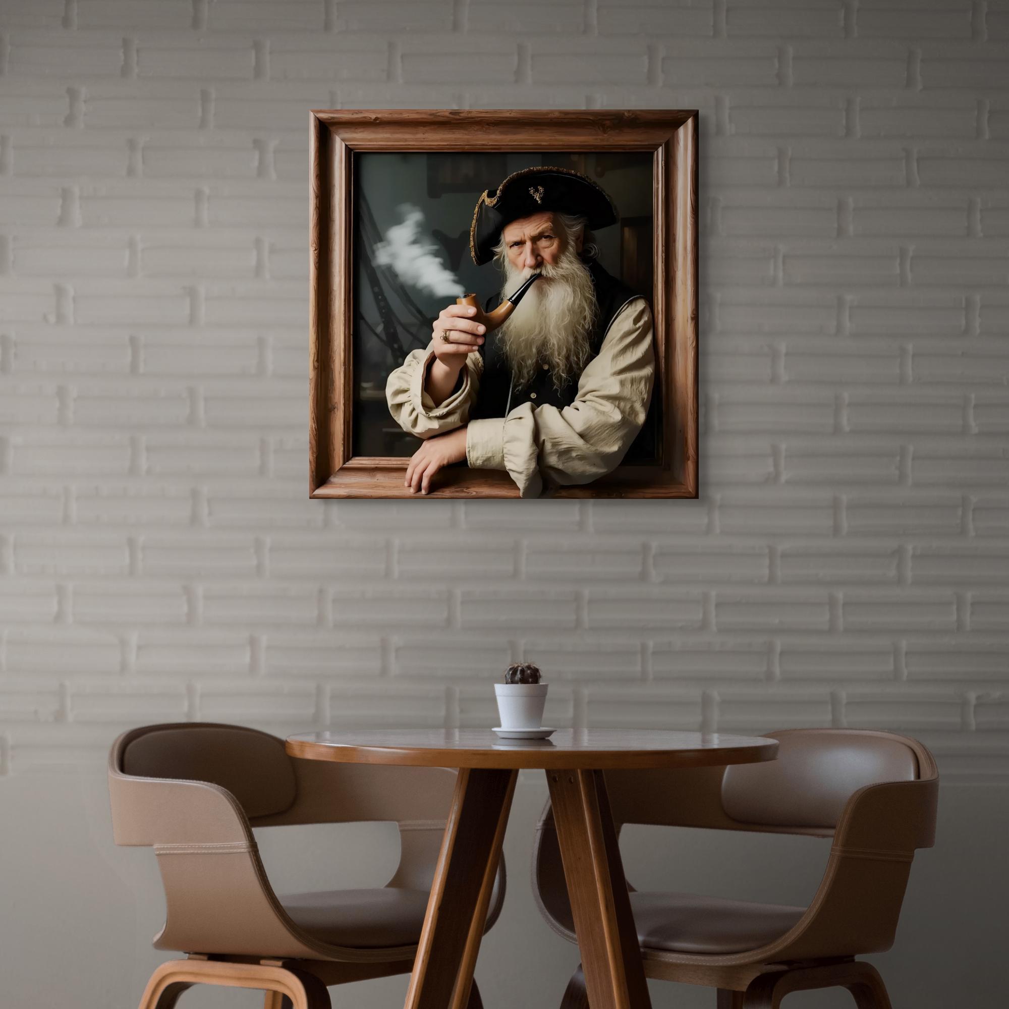 Sea Captain Wall Art 3D Unique Optical Illusion Historical Antique ...