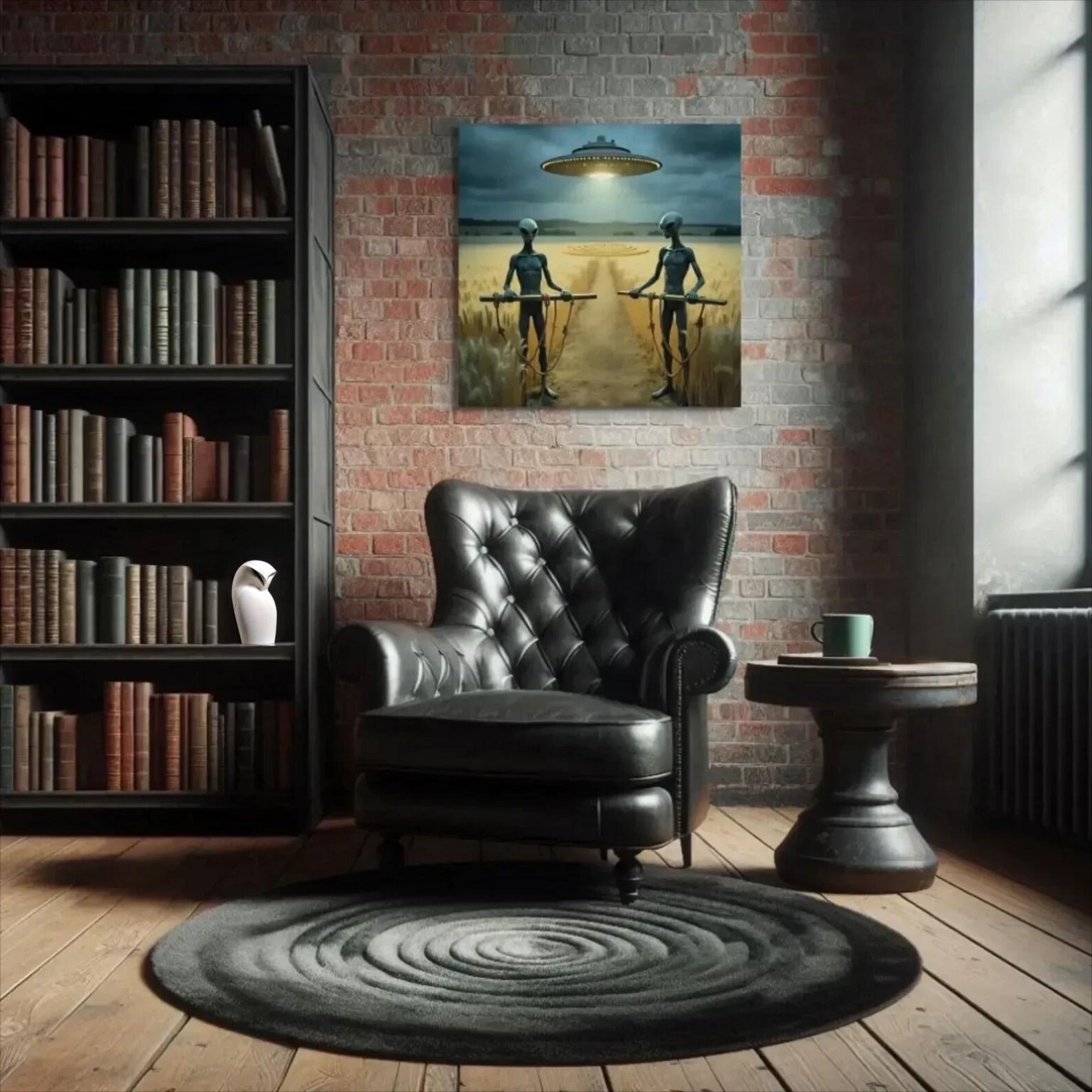 Aliens Make Crop Circles 'the Proof' Wall Art Fun Crop Circle Hoaxers ...