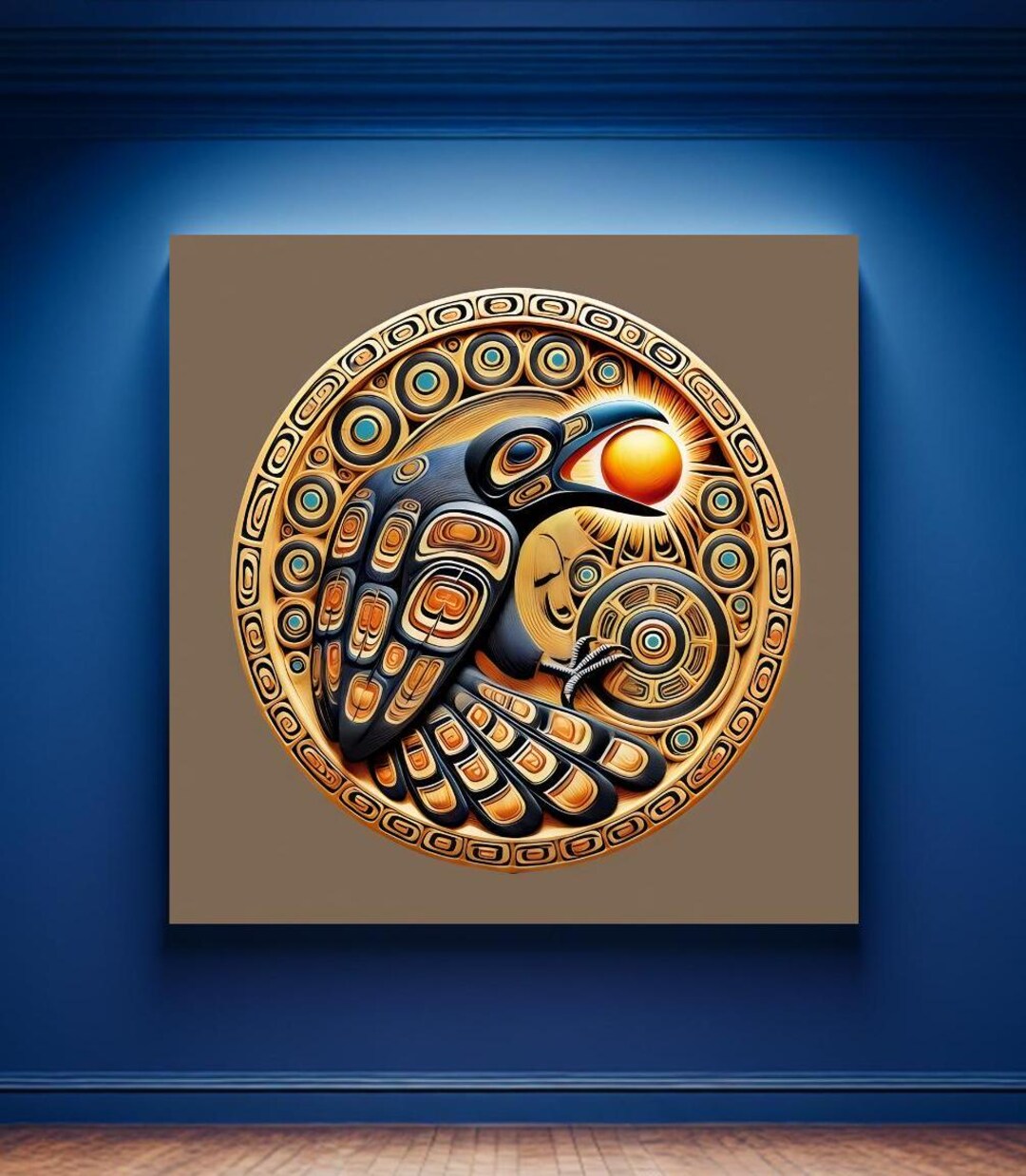 First Nations Raven Steals the Sun Wall Art Haida Salish Creator Raven ...