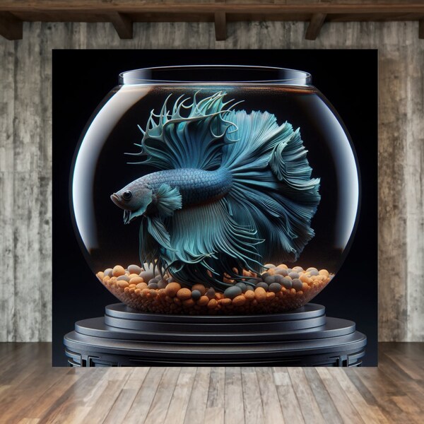 Fighting Fish - Etsy