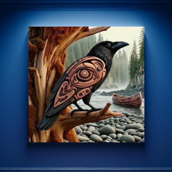 Native Art Canoe Paddle - Etsy