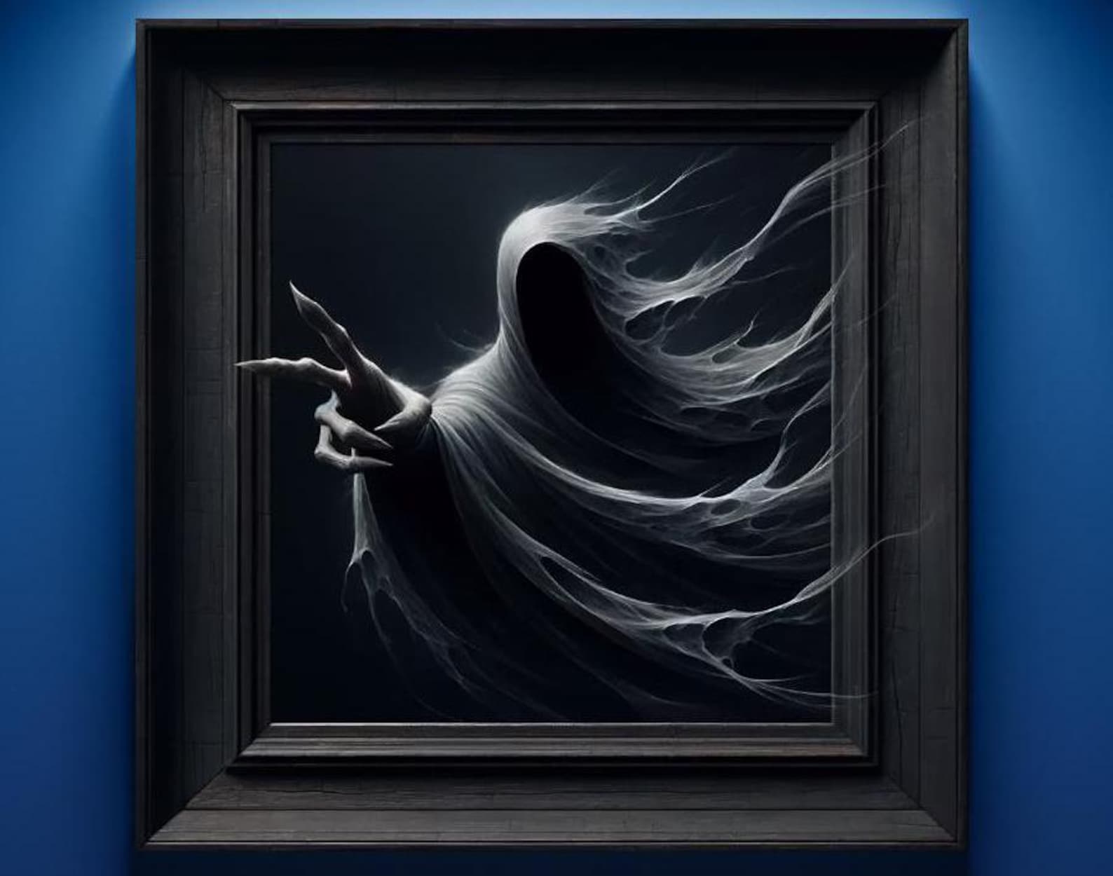 Peaceful Ghost Wall Art 3D Unique Optical Illusion Dark Academia ...