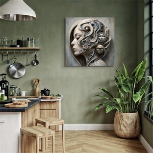 Conception Wall Art Morphic Dream #3 Abstract Watercolor Polymer Clay ...