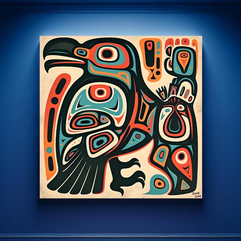 Pnw Coast Abstract Art - Etsy