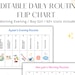 Muslim Daily Routine Flip Chart /visual Aid Chart for Boys Girls ...