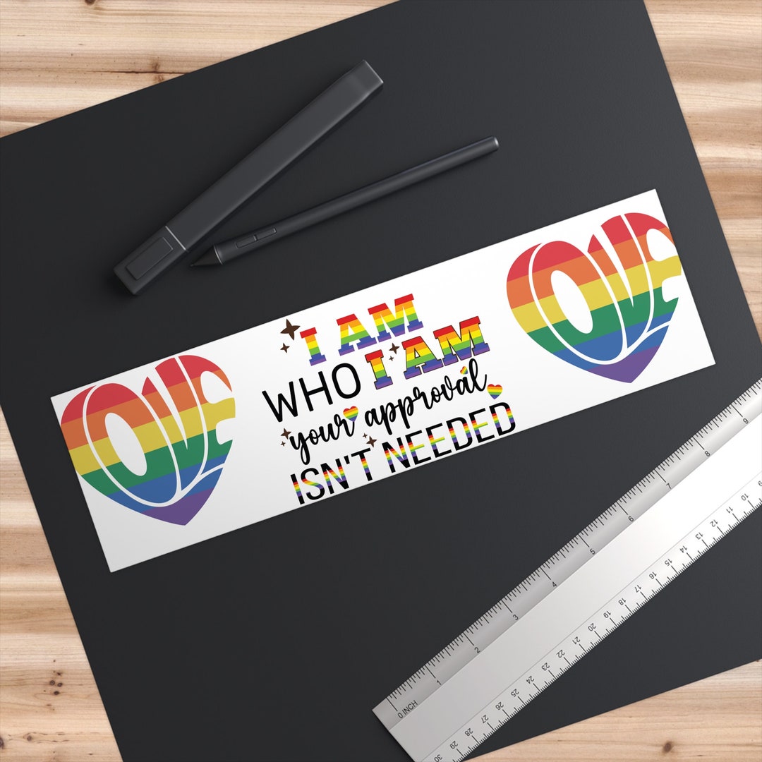 LGBTQ Love Bumper Stickers - Etsy