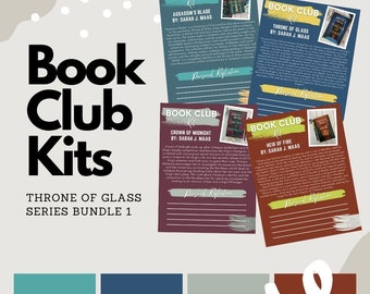 Book Club Kit - Throne of Glass Series Bundle 2 - Etsy