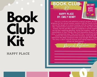 Happy Place Book Club Meeting Guide - Etsy