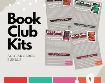 Book Club Discussion Kit, Printable Book Club Questions, Reading ...