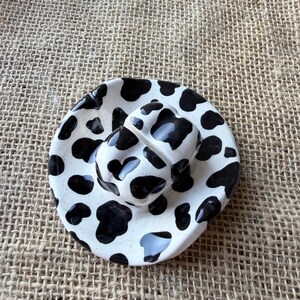 Handmade Ceramic Cowboy Hat Photo Holder: Western Decor - Etsy