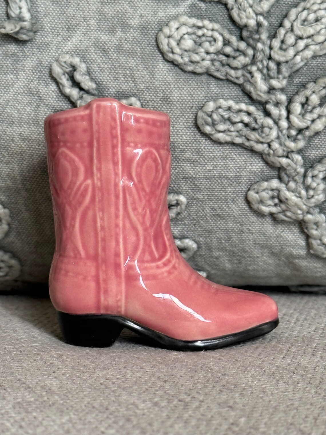 Miniature Boot Bud Vase/ Western Retro Decor / Cowboy Boot / Handmade ...