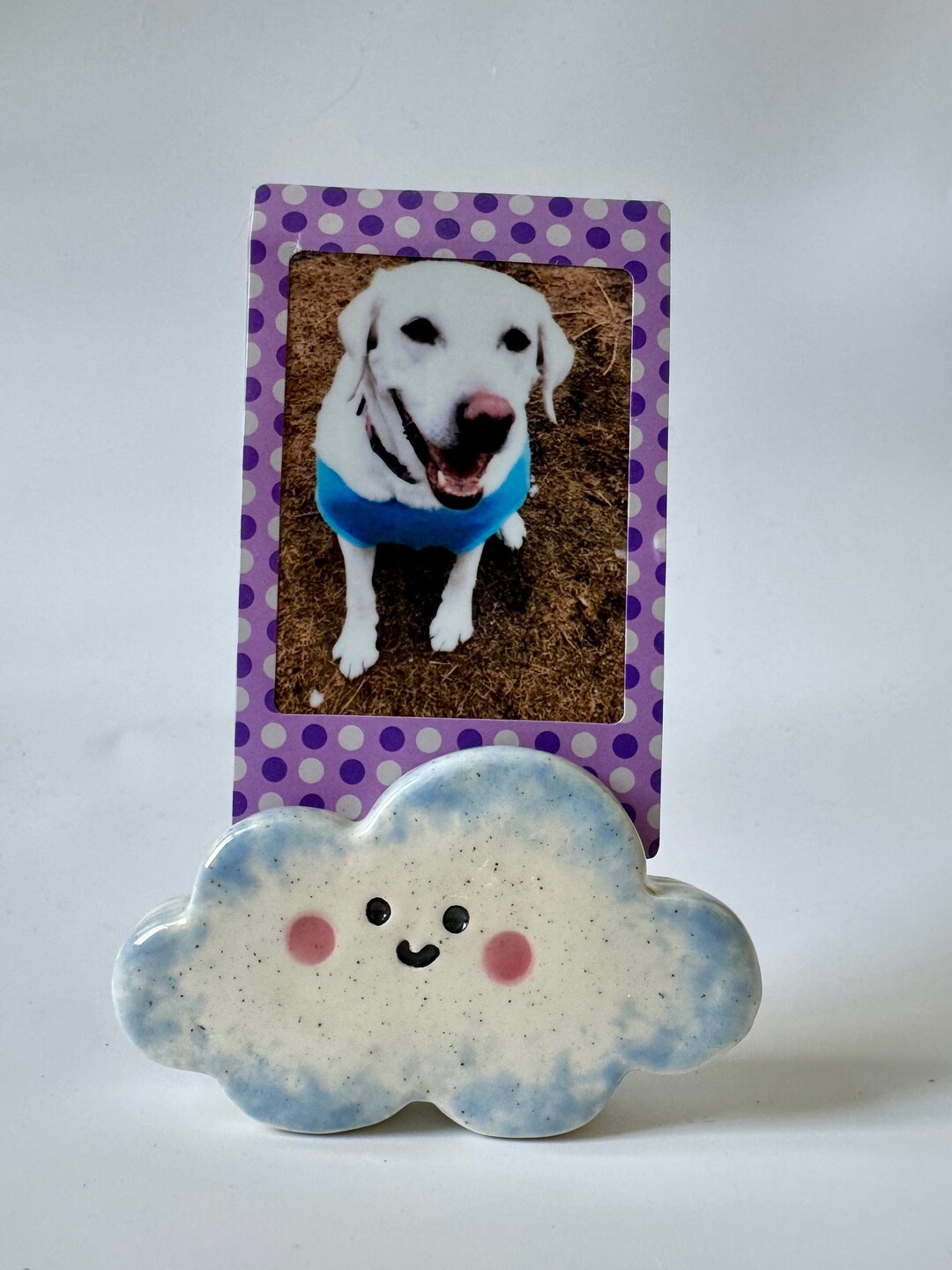 Cloud / Handcrafted Ceramic Photo Stand / Instax Polaroid Picture Stand ...