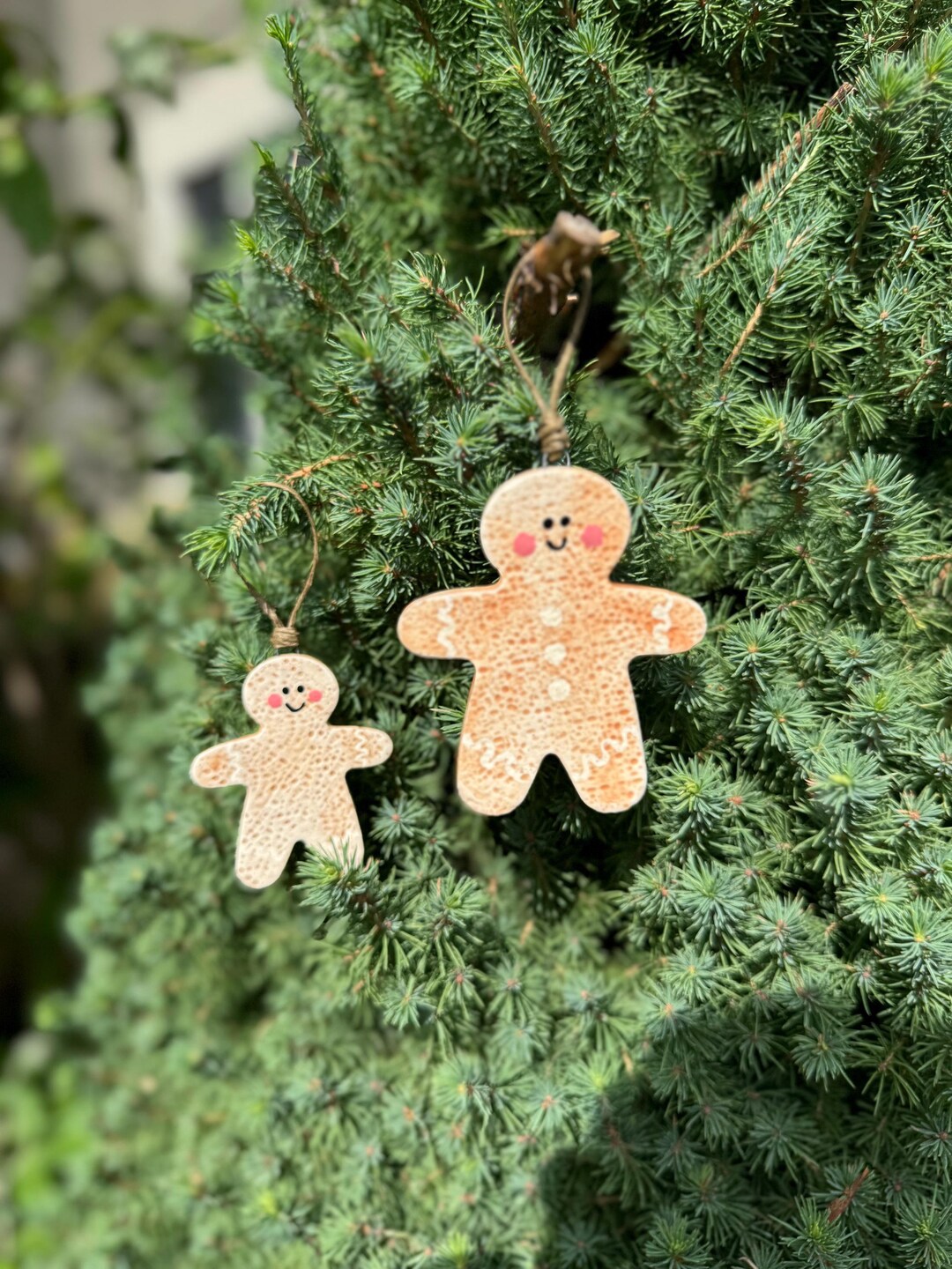 Gingerbread Handmade Holiday Ornaments / Christmas Tree Decor / Gift ...