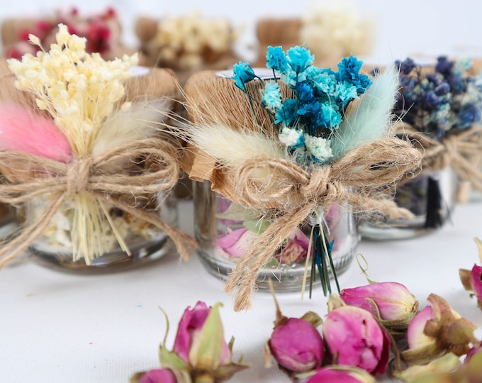 Magnet Favors for Guest, Wedding Favor for Guest Mini Flower Bouquet ...