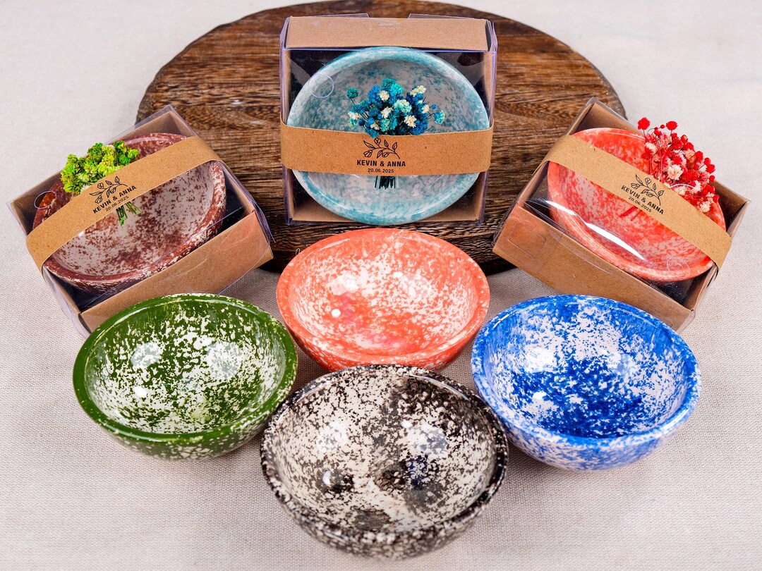 Unique Wedding Favors, Turkish Cini Ceramic Bowl, Bridal Shower Gift ...