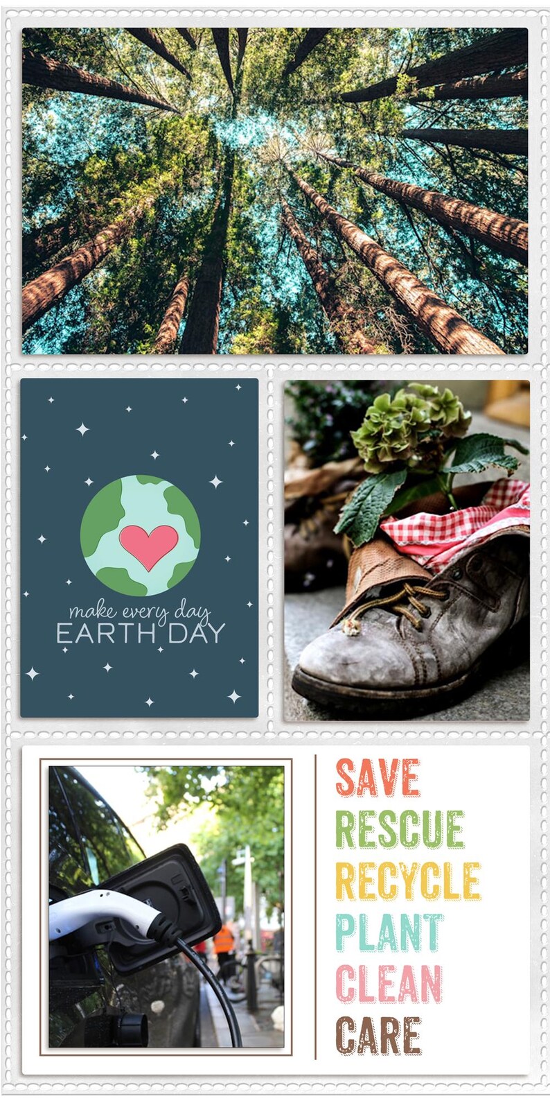 Earth Day Journaling Cards | Project Life Cards | Pocket Scrapbooking ...