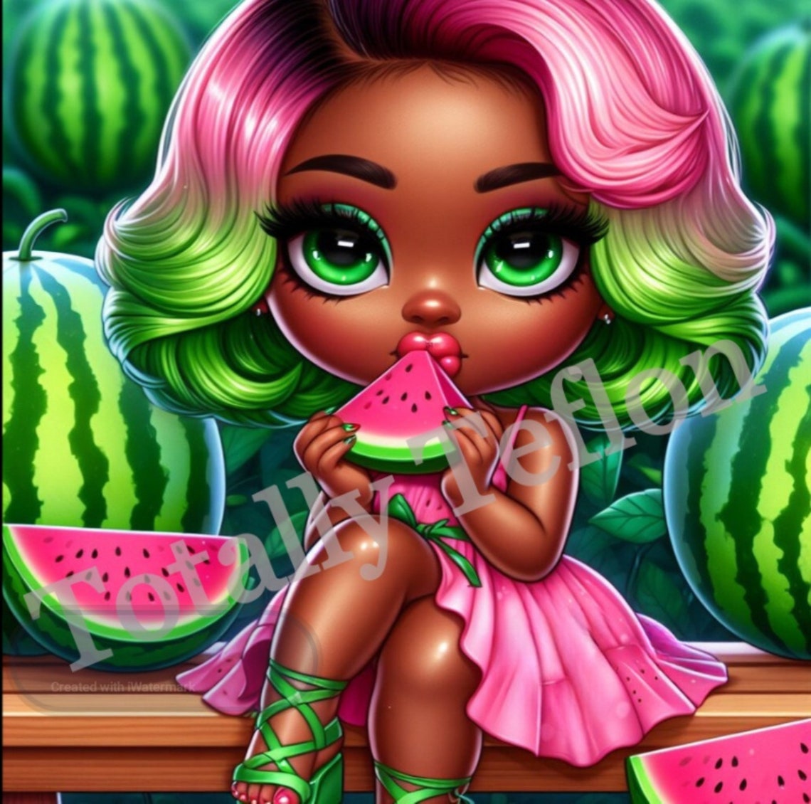 Fun, Fruitful Cartoon Chibis Cont'd - Etsy