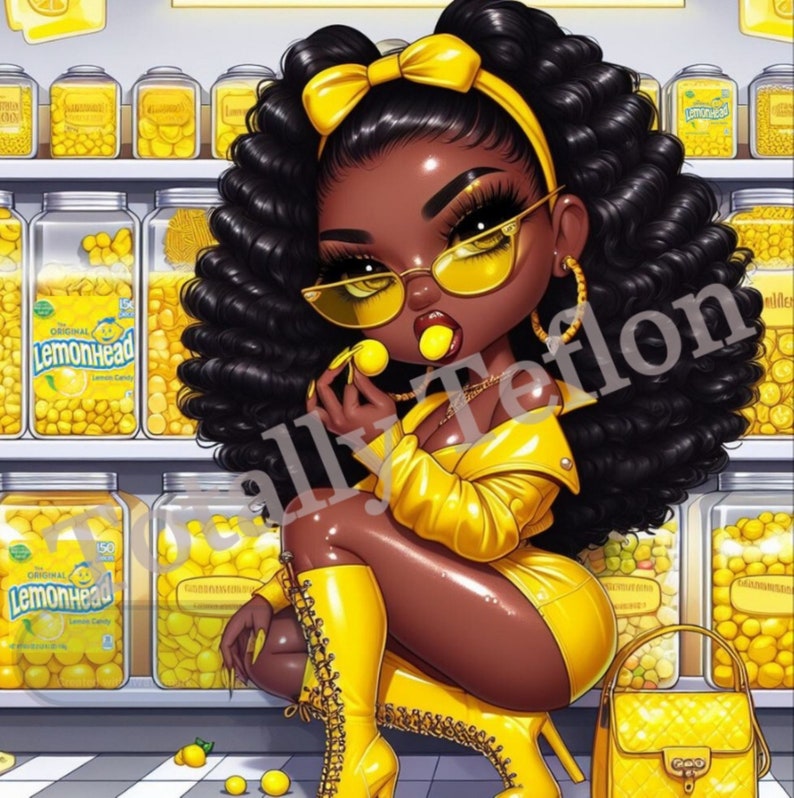 Candy Cuties Cartoon Chibis. - Etsy