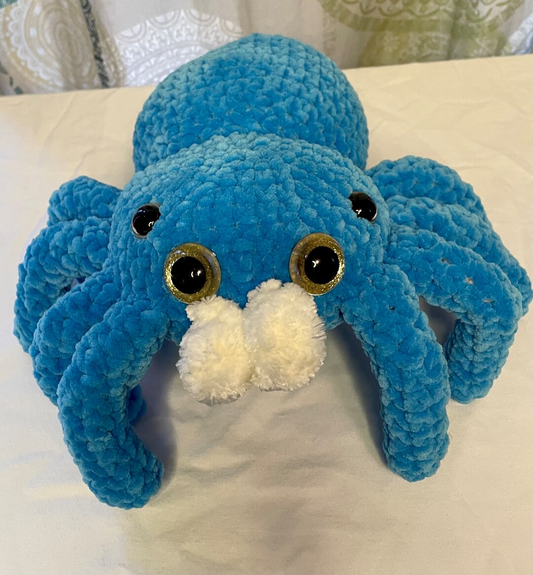 Crochet Spider Crochet Stuffed Spider Cute Spider Plush Spider - Etsy