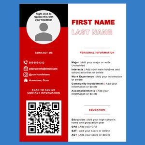 Resume Template for Fraternity Rush, Sorority Rush, or a Job NC State ...