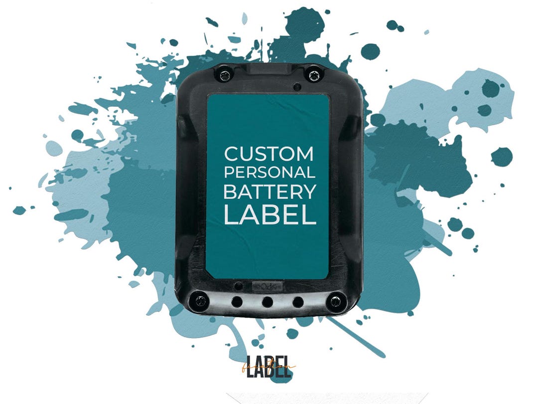 Makita 12V CXT Custom Personal Battery Label - Etsy