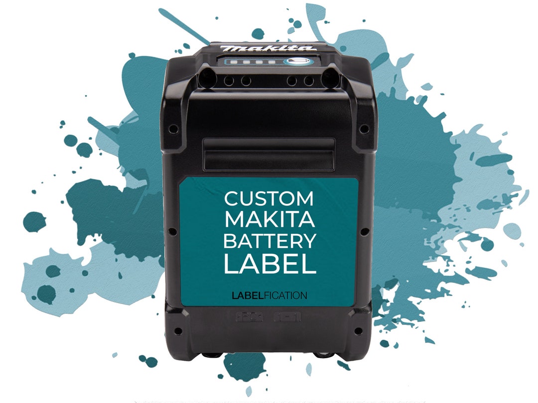 Makita 40V XGT Battery Sticker Label - Etsy