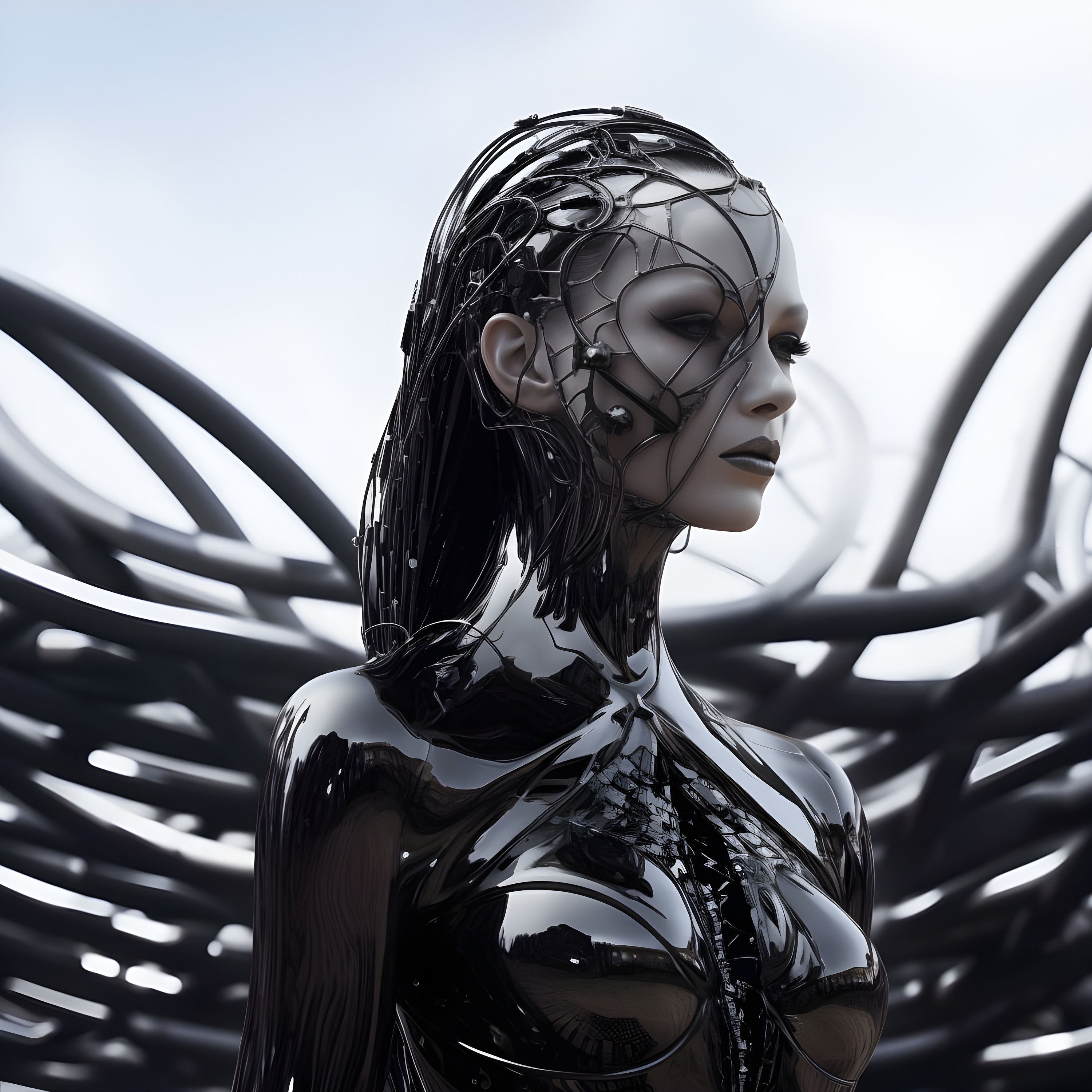 AI Melodic Techno / Sci-fi Afterlife Music Artwork / Design 023 - Etsy