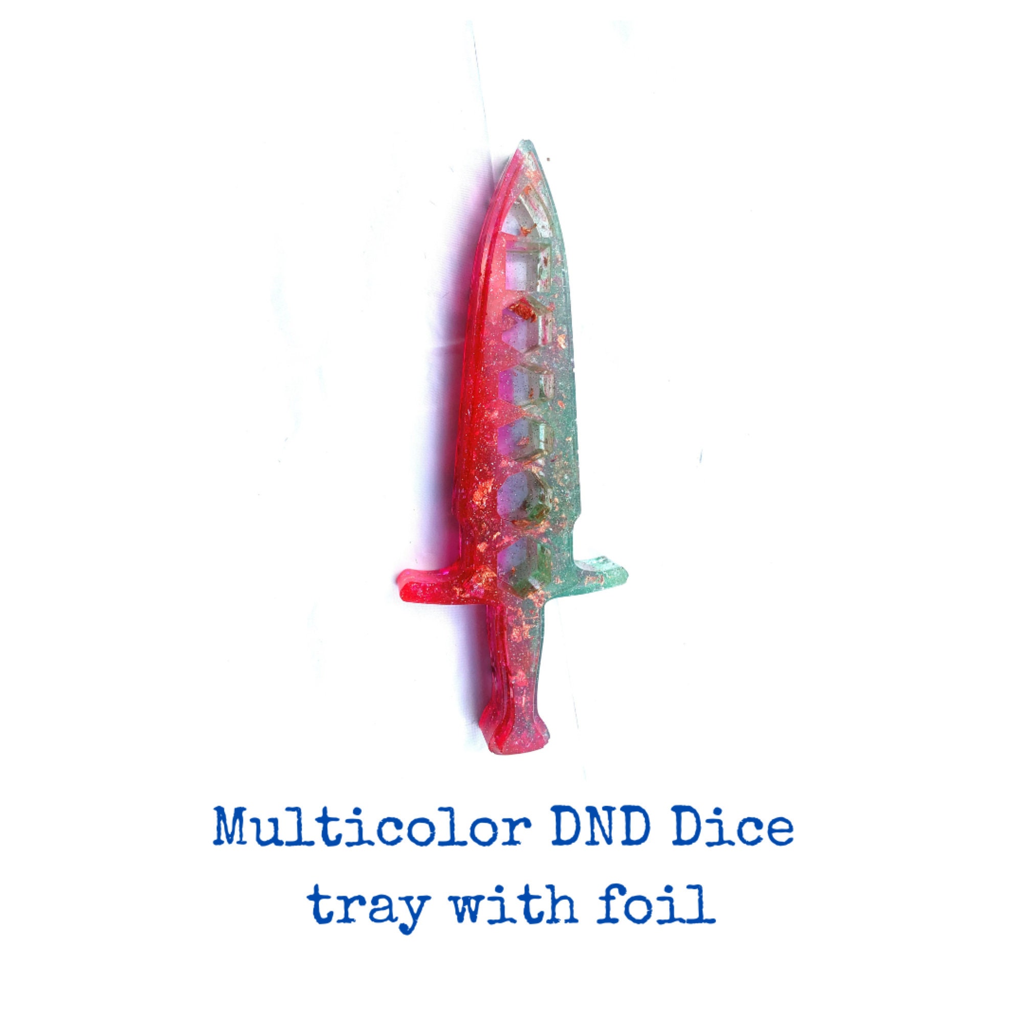 DND Dice Case/dnd/dungeons and Dragons/dnd Dice Tray/epoxy Resin/dnd ...