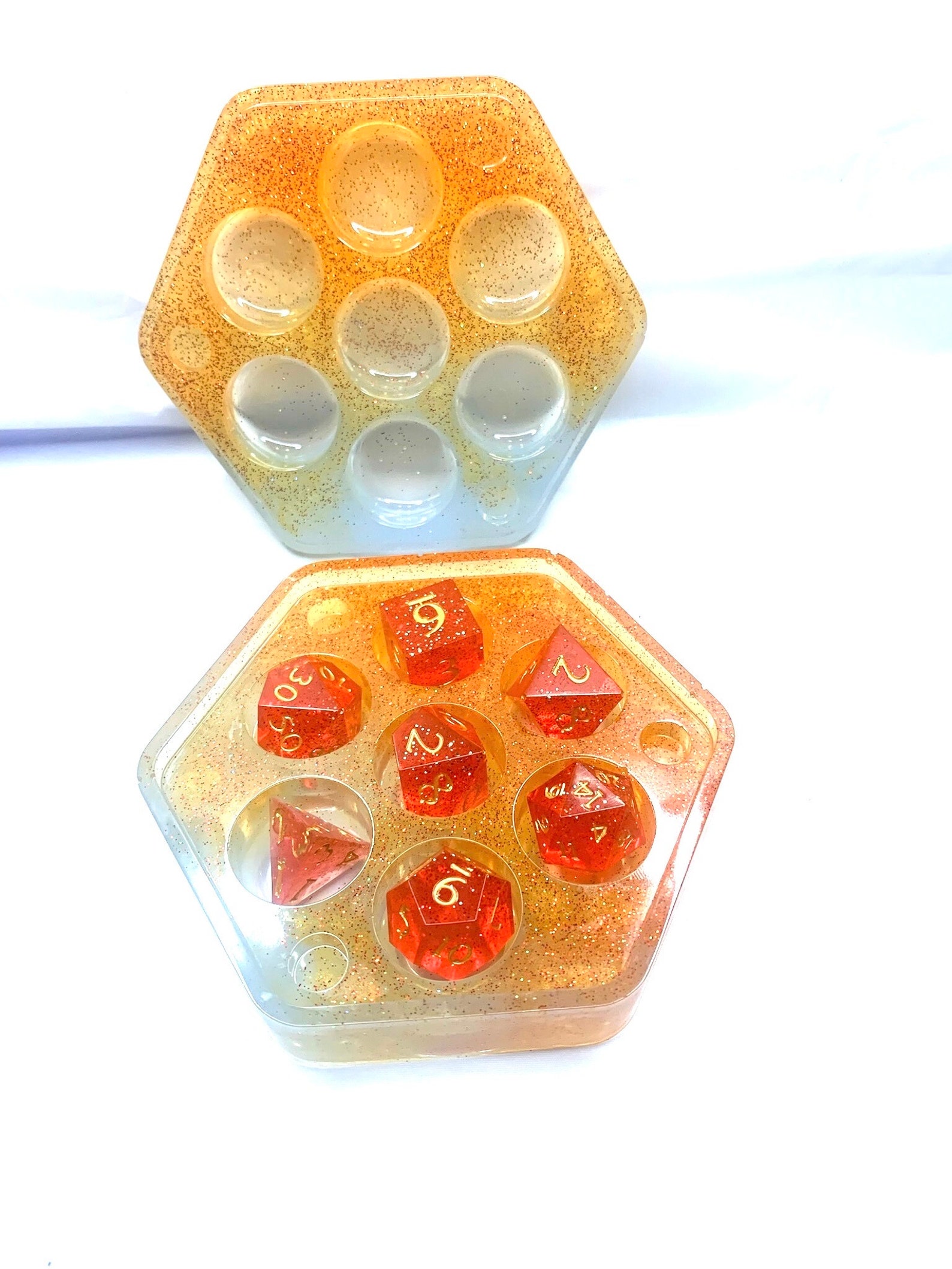 DND Dice Case/dnd/dungeons and Dragons/dnd Dice Tray/epoxy Resin/dnd ...