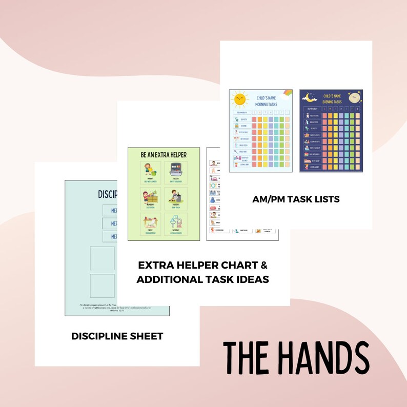 EDITABLE Kids Task Lists, Rewards & Discipline System for Kids, Fruit ...