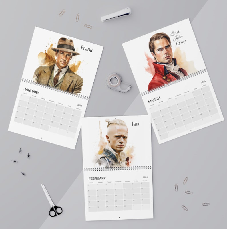 Outlander Calendar 2024 - Etsy