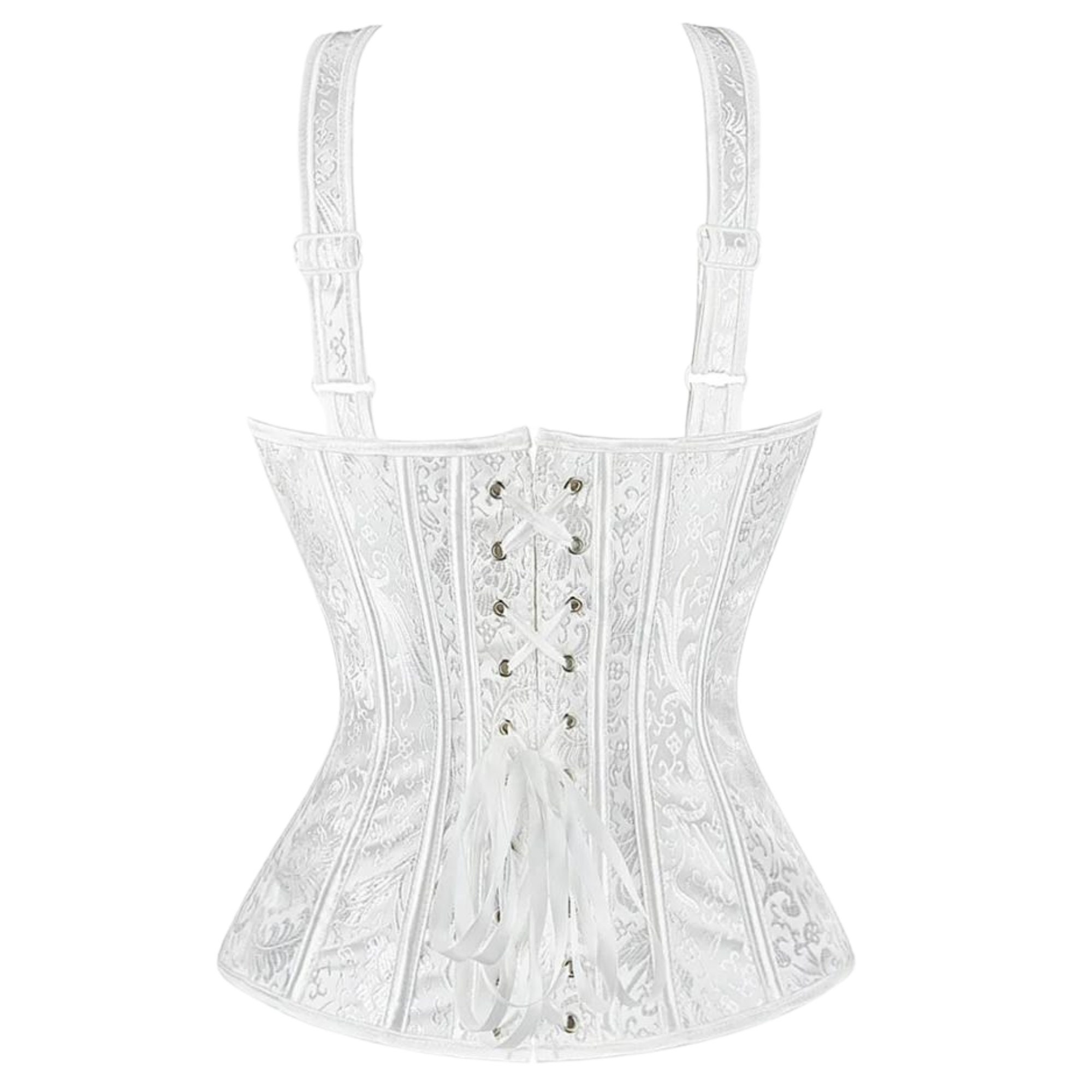 Renaissance Goth Corset Top, Floral Prom Dress Corset, Ren Faire ...