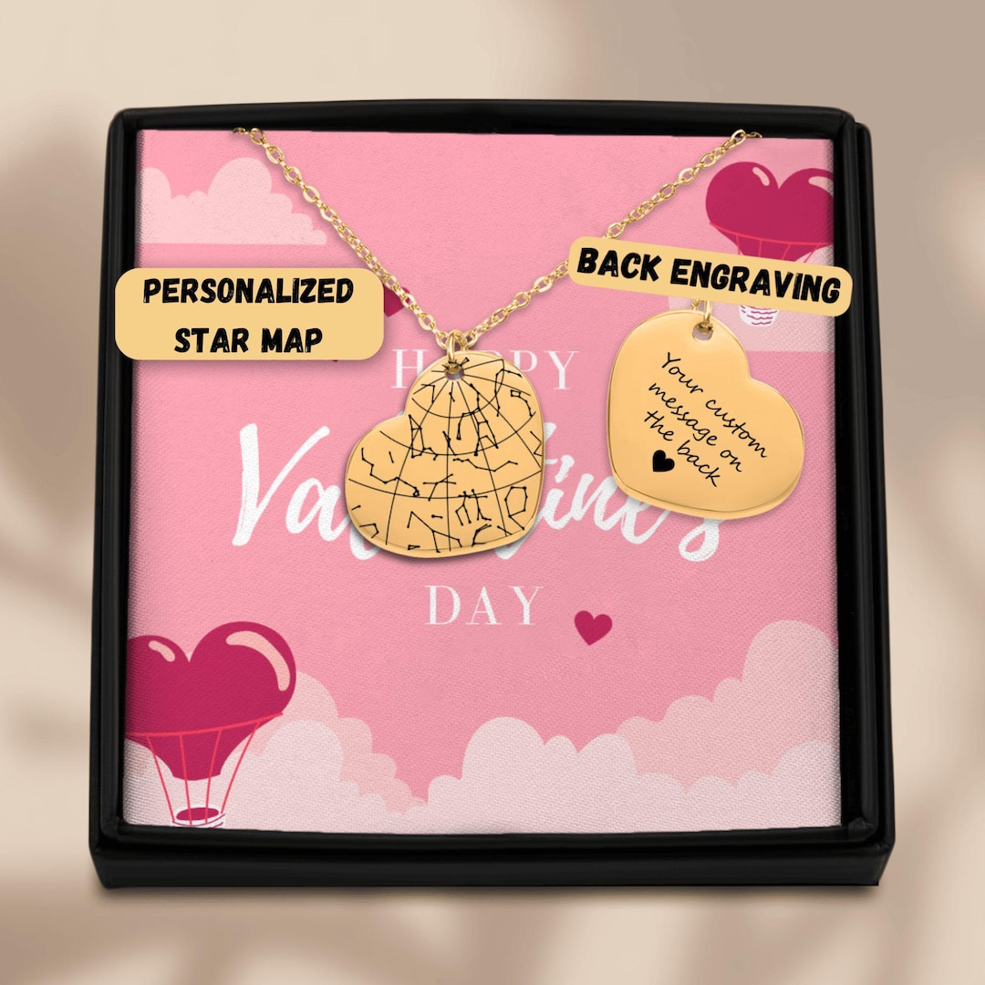 Personalized Map Necklace - Custom Engraved Location Pendant ...