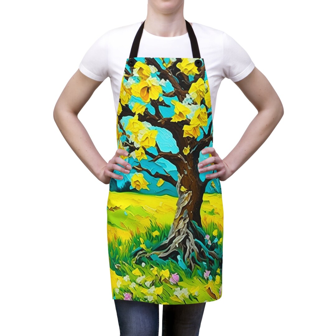 Kitchen Apron Tree Apron Durable Lightweight Unique Gift Idea Clothing ...