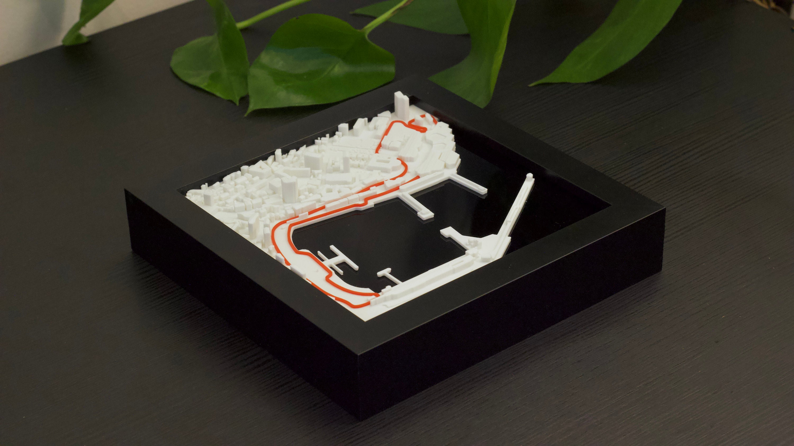 F1 Monaco Circuit 3D Art: Formula One Track Decor - Etsy