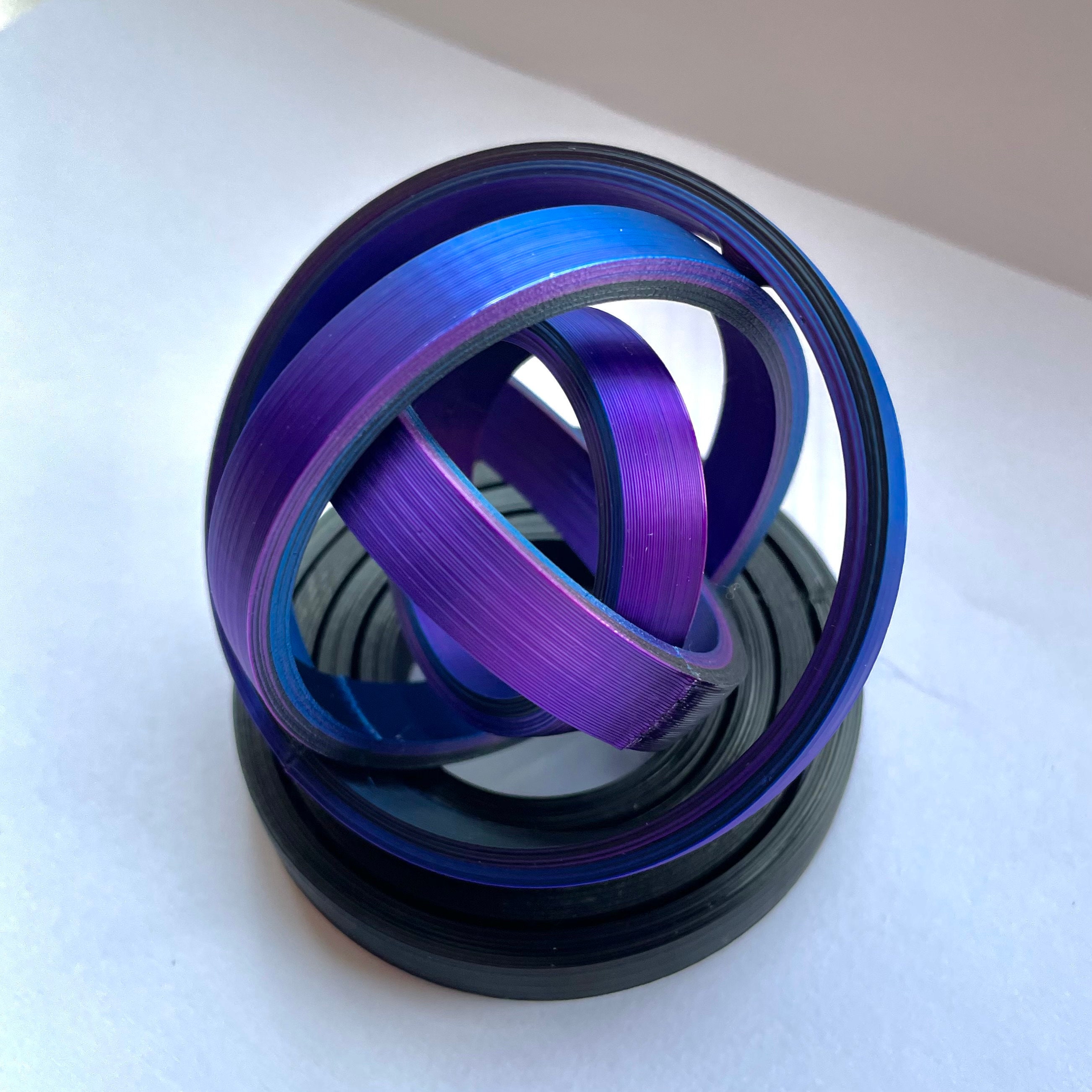 3D Printed Galactic Gyro Fidget Gyro Spinner Ultimate Tinker Toy EDC ...
