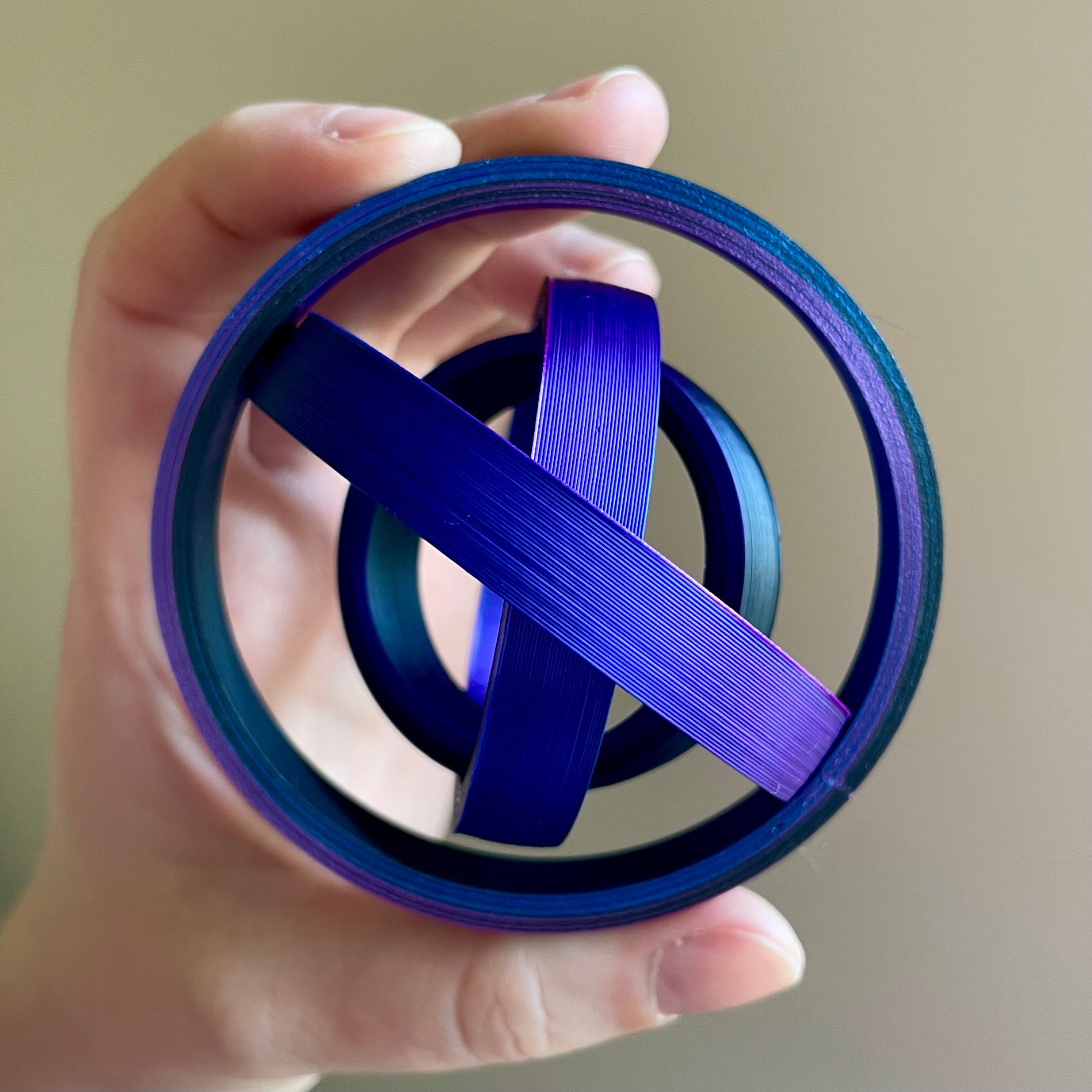 3d Printed Galactic Gyro Fidget Gyro Spinner Ultimate Tinker Toy Edc