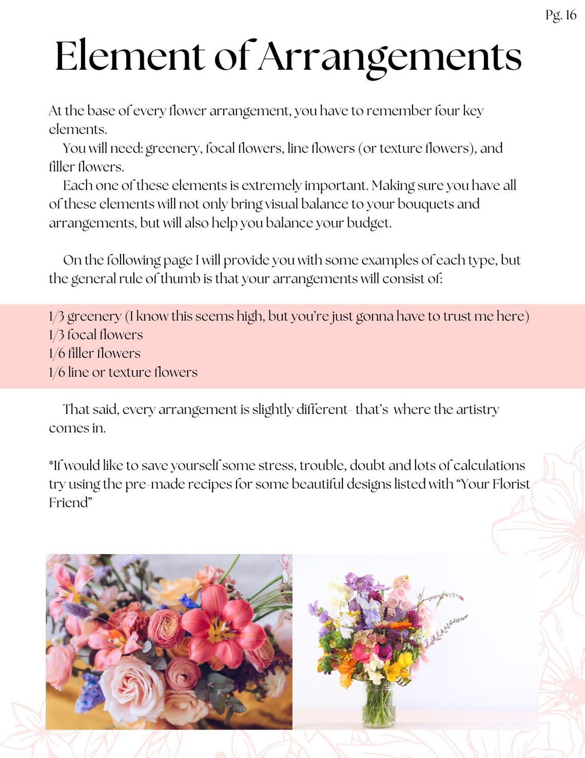 DIY Wedding Flower Guide | Digital Floral Workbook for Brides | Wedding ...