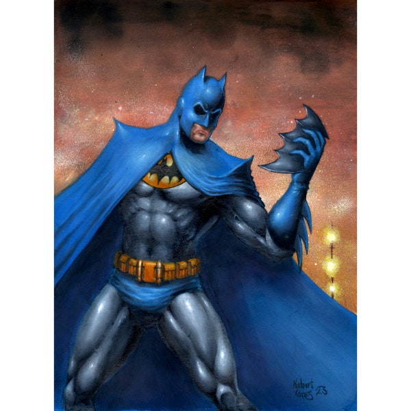 Dc Comics Oil Painting - Etsy