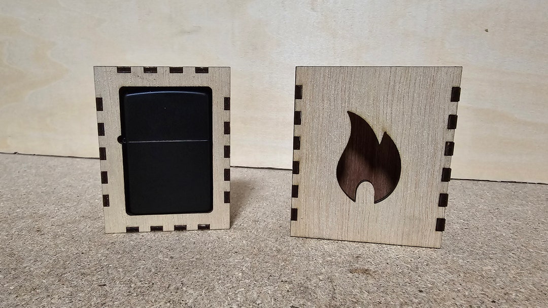 Zippo Lighter Gift Box Laser Cut File - Etsy