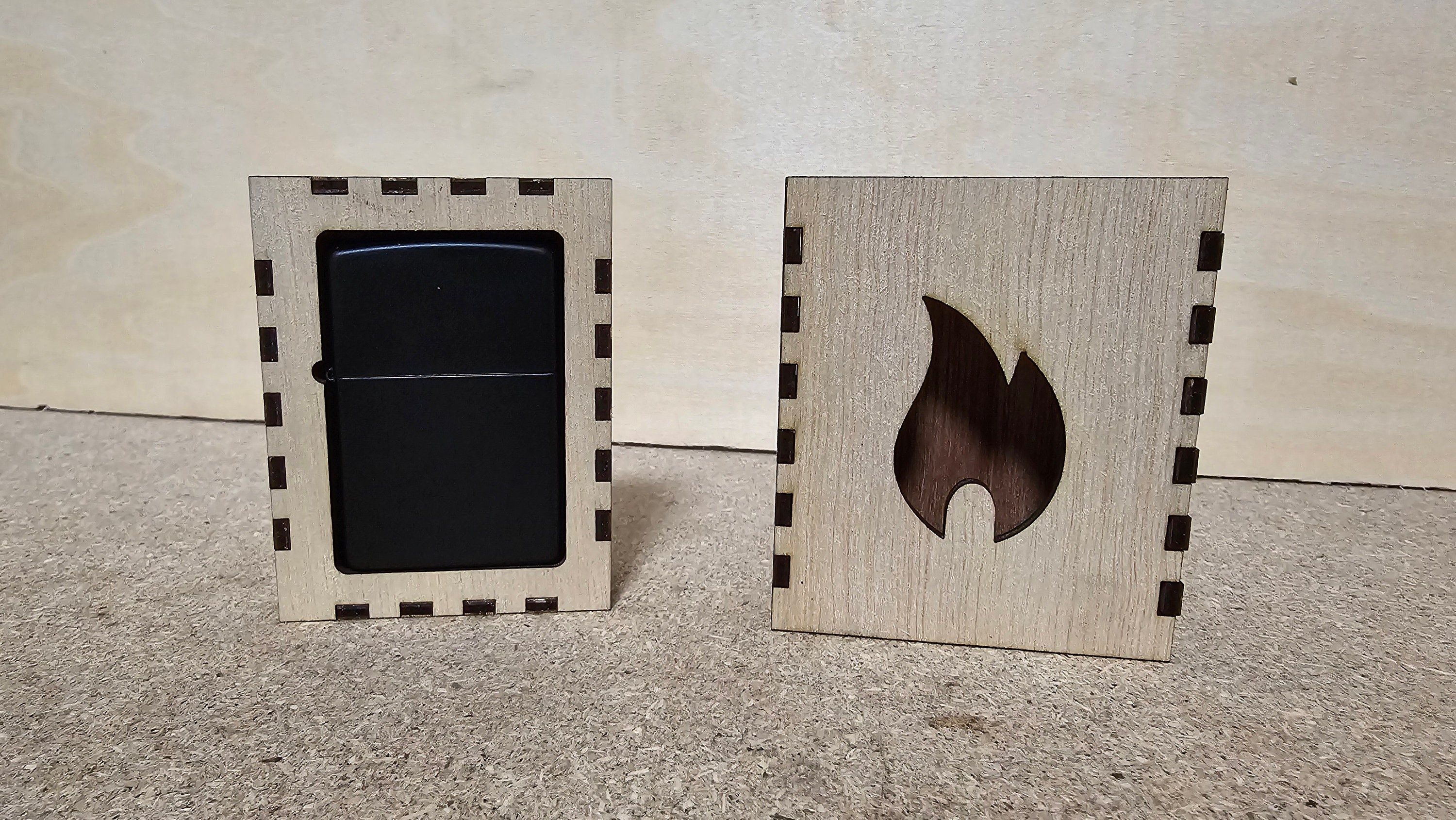 Zippo Lighter Gift Box Laser Cut File - Etsy