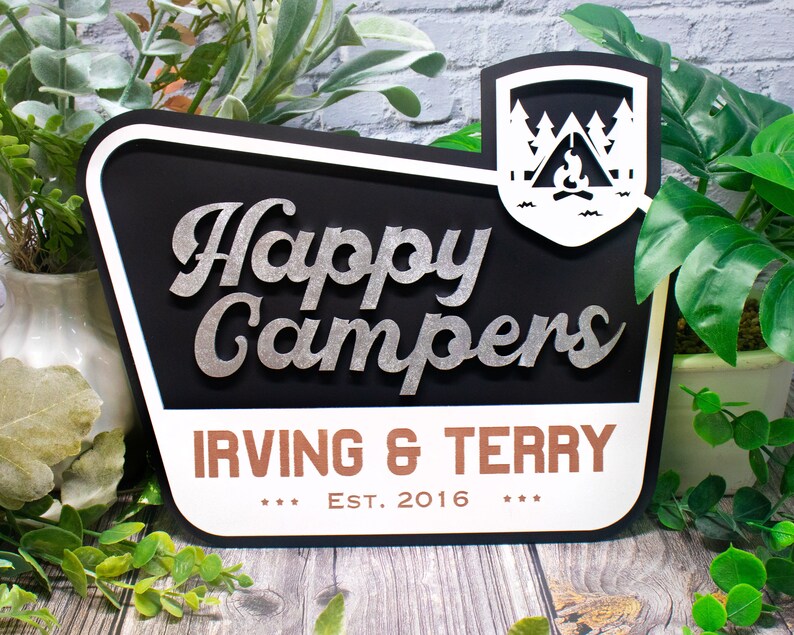 Personalized National Park Sign - Welcome, Camping, Home, Rv, Hiking ...