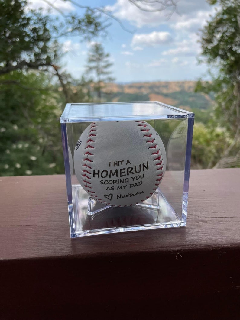 Personalized Engraved Leather Baseball- Custom Baseball Gift- Baseball ...