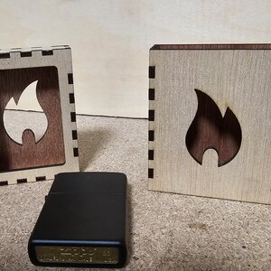 Zippo Lighter Gift Box Laser Cut File - Etsy