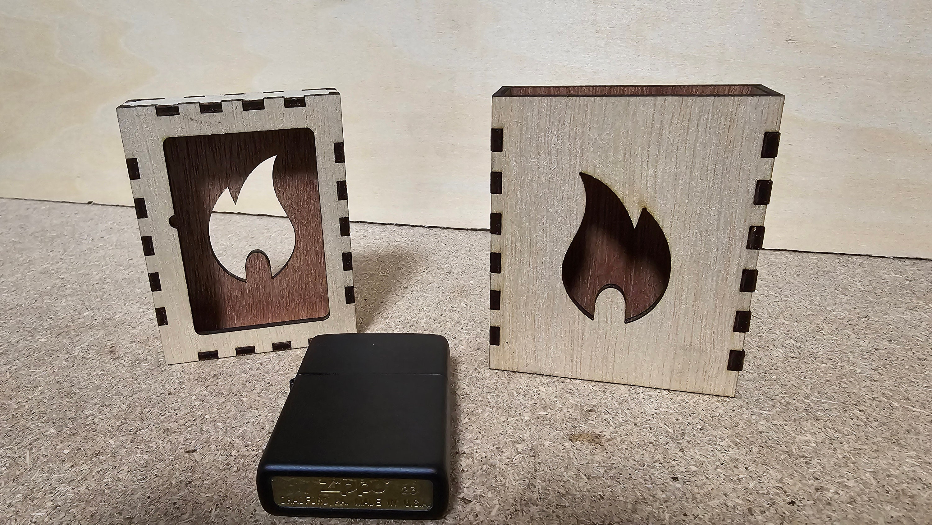 Zippo Lighter Gift Box Laser Cut File - Etsy
