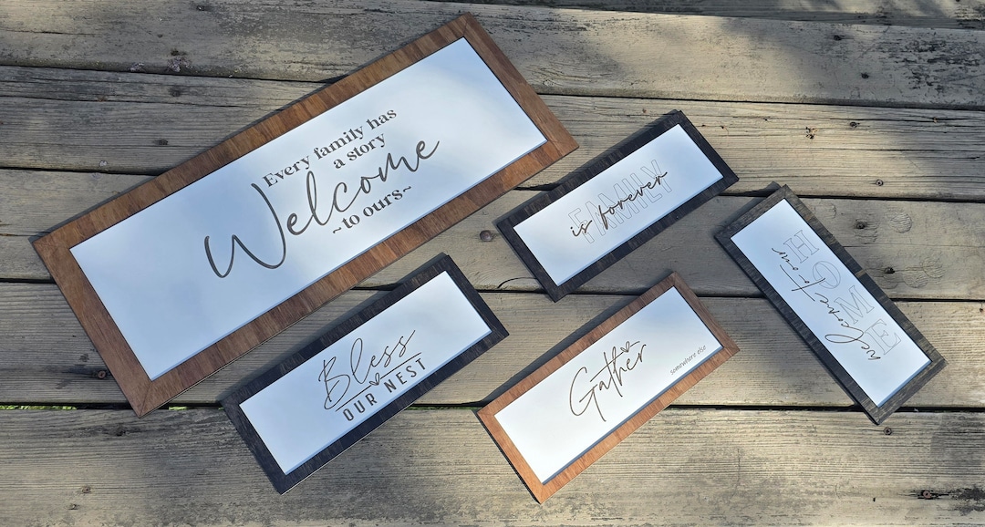 Home Family Welcome Signs - Etsy