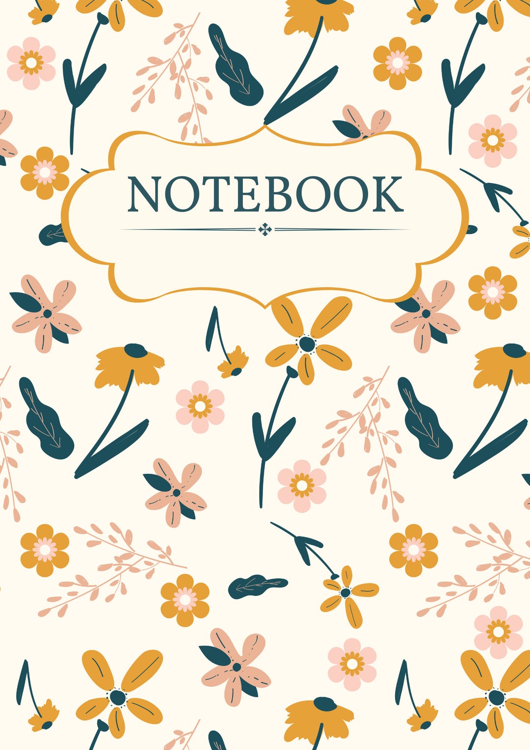 Colorfull Notebook, Mindful Planning, Undated Planner, Personalised ...