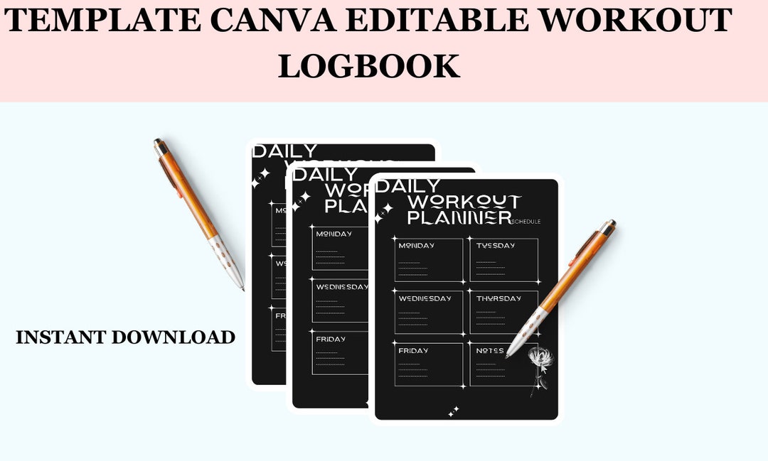 Black and White Aesthetic Line Art Work Planner, Digital Printable ...